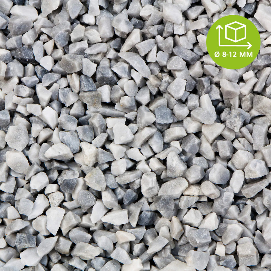 Gravier blanc : Marbre, calcaire pour Jardin | Vente sac, big bag ...