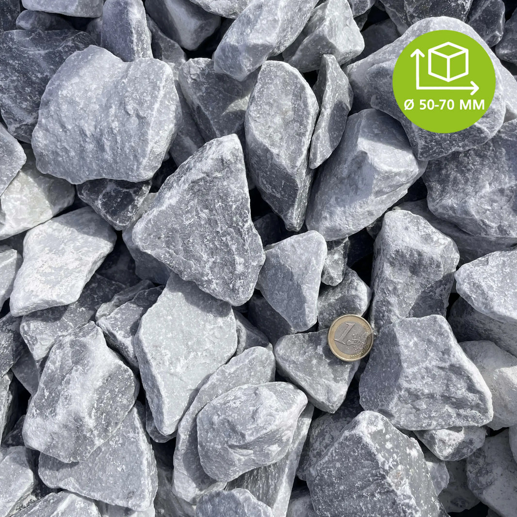 Graviers gris décoratifs naturels pour aménagement extérieur – Minéral ...