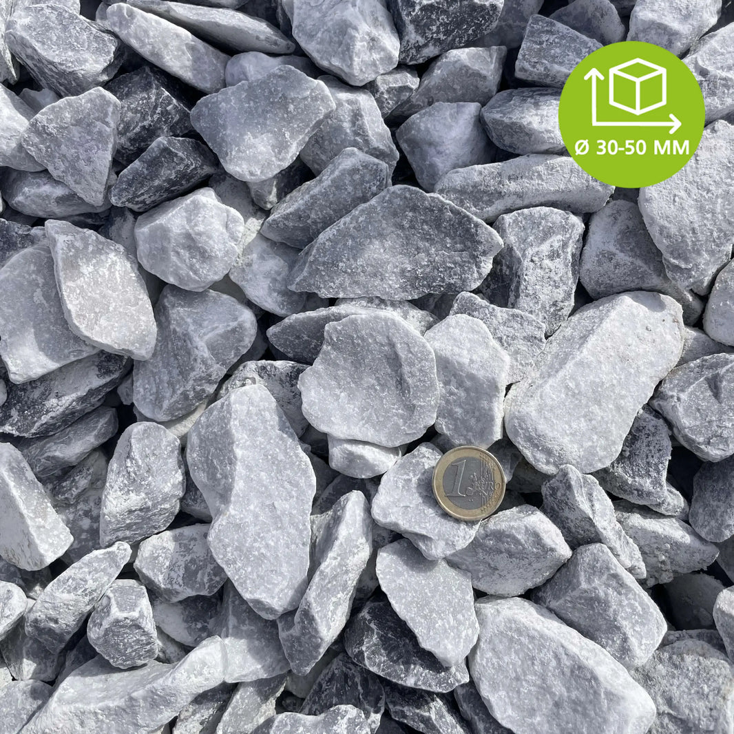Graviers gris décoratifs naturels pour aménagement extérieur – Minéral ...
