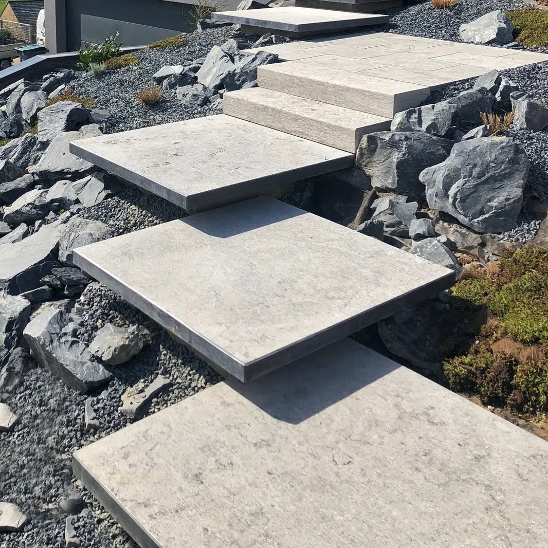 Brise vue en BLUE STONE – Minéral Pierre Naturelle