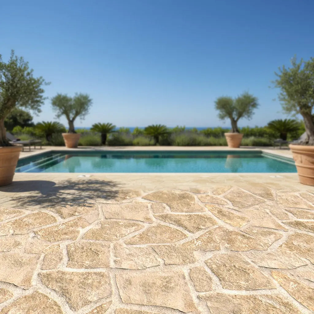 Opus incertum en pierre naturelle | Calcaire, quartzite, gneiss ...