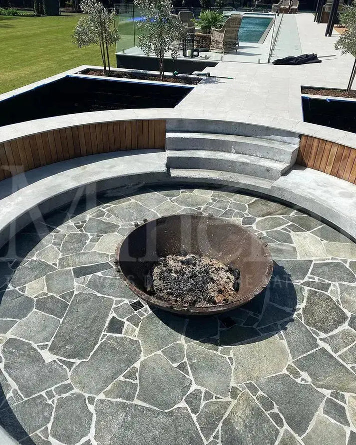 Opus Incertum en QUARTZITE ADRIATICO | Pierre naturelle – Minéral ...